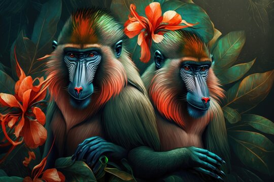 "Mandrill Monkey" Images – Browse 178 Stock Photos, Vectors, and Video ...