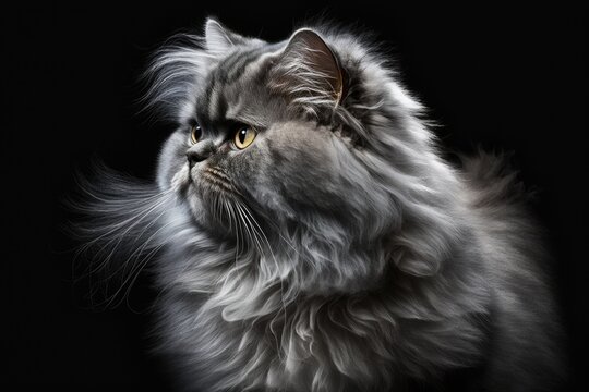 Grey Persian Cat Wallpaper