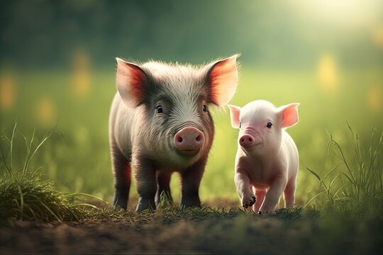 Baby Piglets Wallpaper