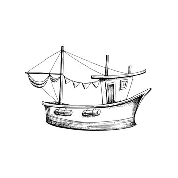 Old Ferry Clip Art