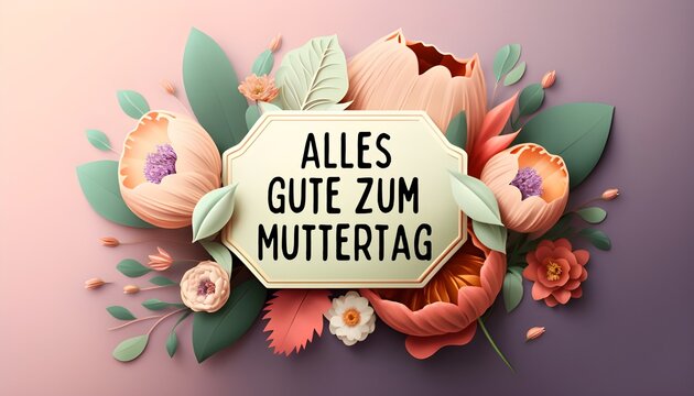 "Alles Gute Zum Muttertag" Imagens – Procure 122 fotos, vetores e ...