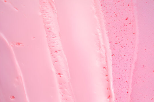 Pink Ice Cream Texture