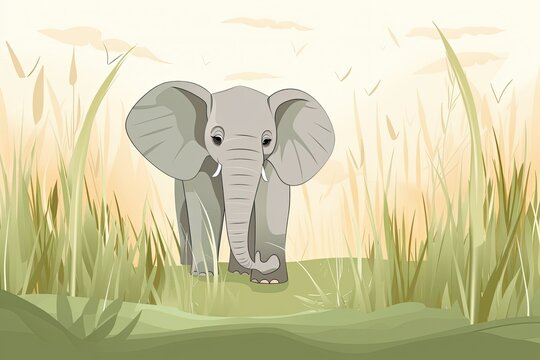 Cartoon Elephant Standing Images – Browse 5,541 Stock Photos, Vectors ...