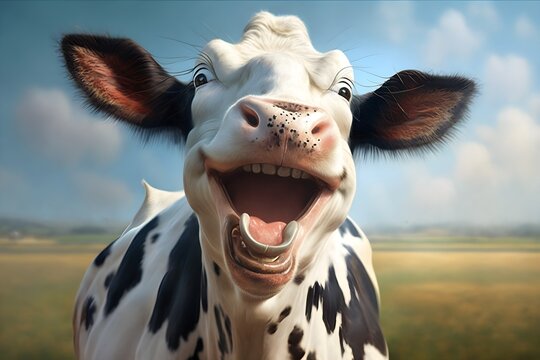 Cow Laughing