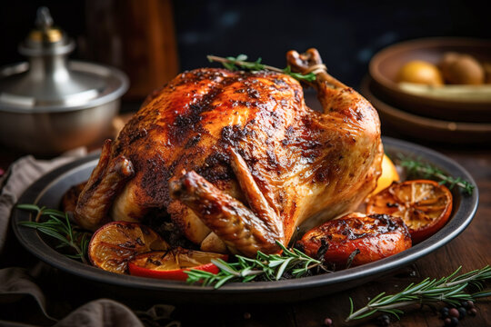 Afbeeldingen over "Cooked Chicken" – Blader in stockfoto's, vectoren en ...