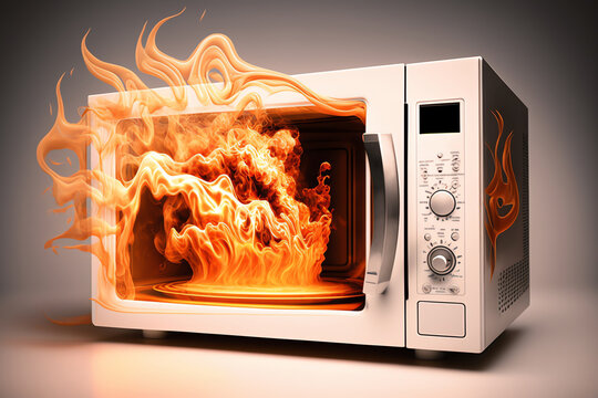 Microwave On Fire