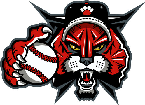 Sports Mascots Bobcat Clipart