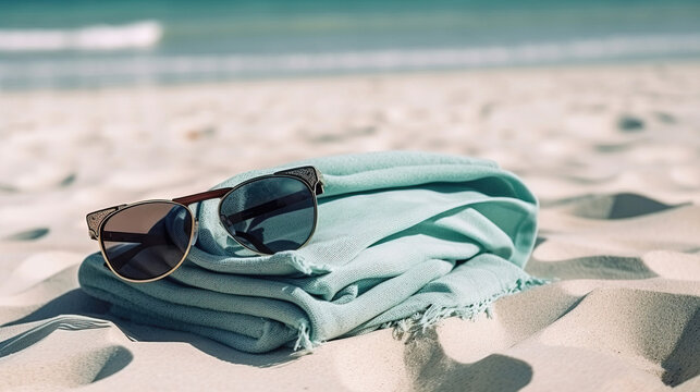 Ray Ban Sunglasses On The Beach