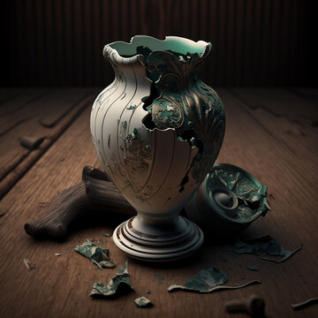 Broken Vase Before And After