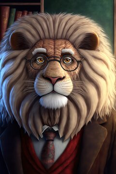 「ライオン先生」の写真素材 | 602件の無料イラスト画像 | Adobe Stock