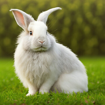 Giant Angora Rabbits
