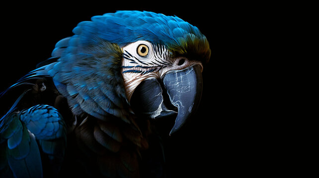 Blue Parrots Wallpaper