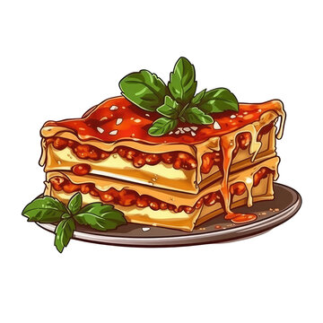 Lasagna Clip Art