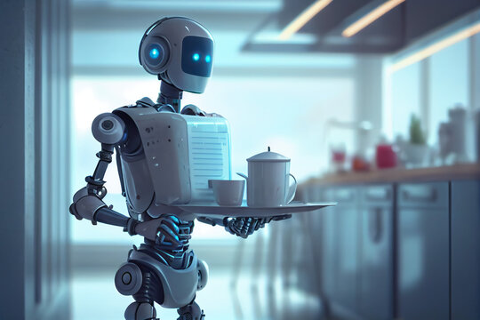 Restaurant Server With Tray Images – Browse 44,861 Stock Photos ...