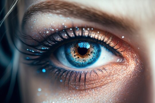 Beautiful Eyes Close Up