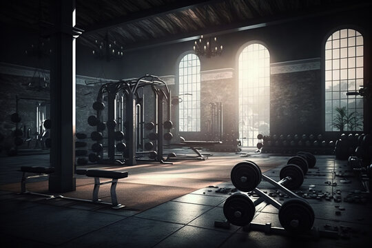 Weight Room Background