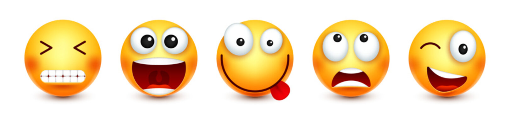 Face Expressions Circle Icons Images – Browse 39,373 Stock Photos ...