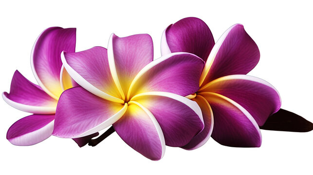 Purple Hawaiian Flowers Background