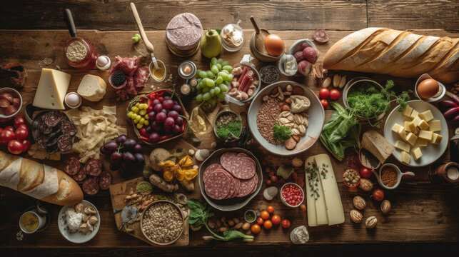 Afbeeldingen over "Continental Food" – Blader in stockfoto's, vectoren ...