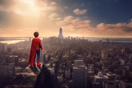 Superman Flying Back View