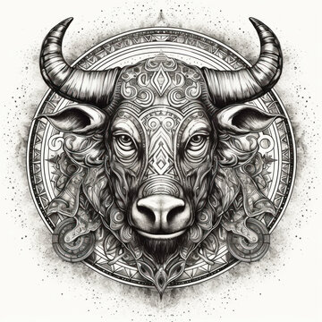 Celtic Taurus Symbol