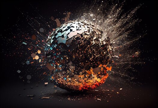 Exploding Disco Ball