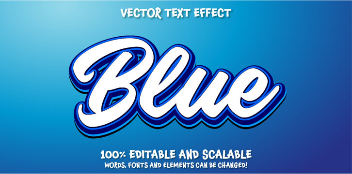 Blue Font