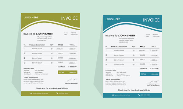 「Invoice Example」の写真素材 | 1,183件の無料イラスト画像 | Adobe Stock