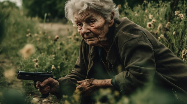 Granny Gun Bilder – Durchsuchen 755 Archivfotos, Vektorgrafiken und ...