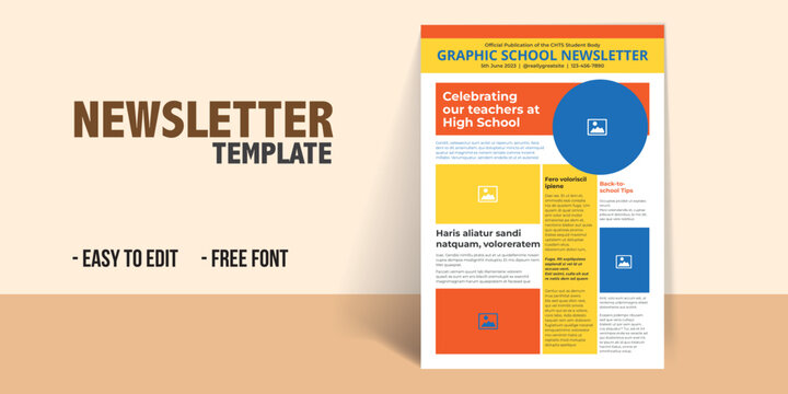 High School Newspaper Layout Design