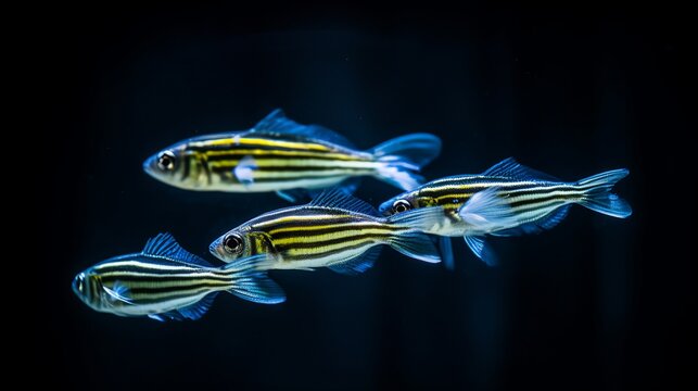 Blue Zebra Fish