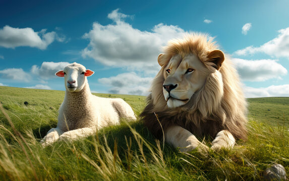 Lion And The Lamb Images – Browse 18,980 Stock Photos, Vectors, and ...