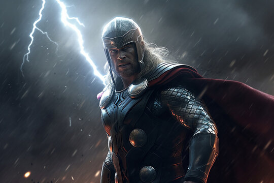 Thor God Of Thunder And Lightning