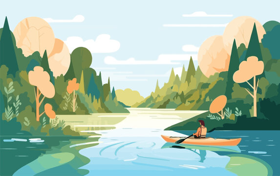 Cartoon Canoe Images – Browse 6,524 Stock Photos, Vectors, and Video ...