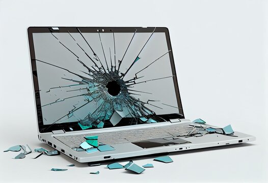 Broken Computer Screen