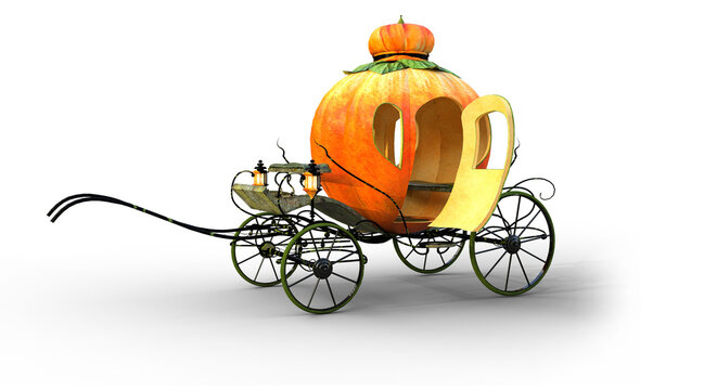 Cinderella Pumpkin Carriage Clipart