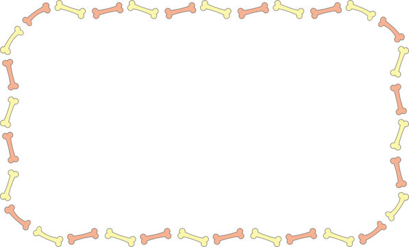 Dog Bone Border Clip Art