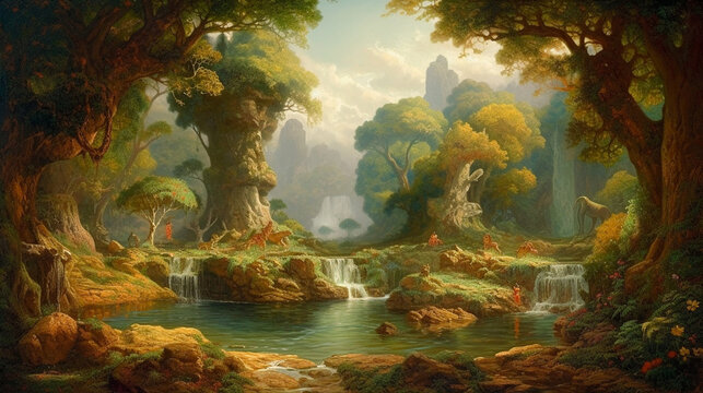 Adam And Eve In The Garden Of Eden Images – Browse 2,801 Stock Photos ...