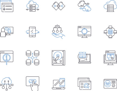 Computer Infrastructure Icon