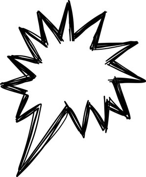 Star Shaped Callout Vector Image Free SVG, 48% OFF