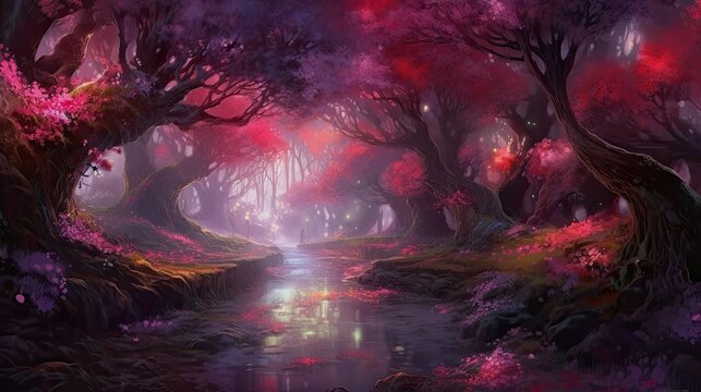 Purple Fantasy Forest Images – Browse 21,735 Stock Photos, Vectors, and ...