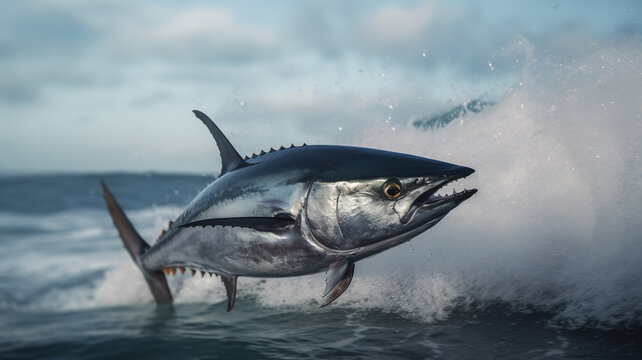 Bluefin Tuna Jumping Pictures