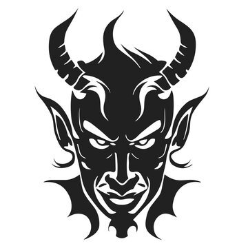 Devil Head Silhouette