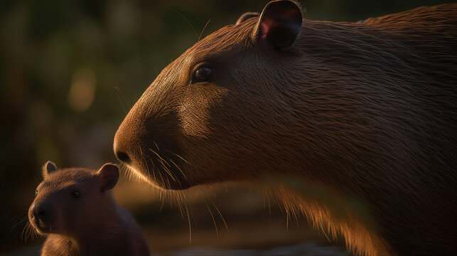 Baby Capybara Wallpaper