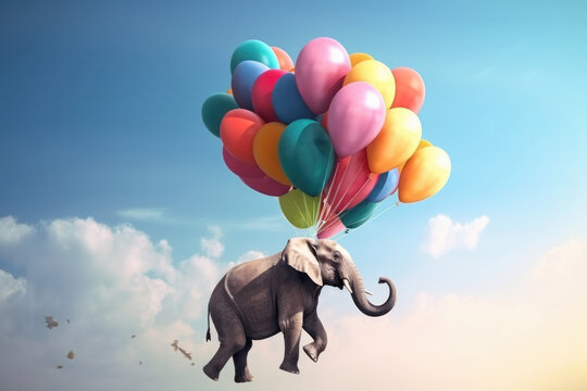 Flying Elephant Balloon