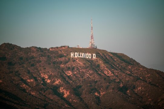 Hollywood Sign Night Wallpaper