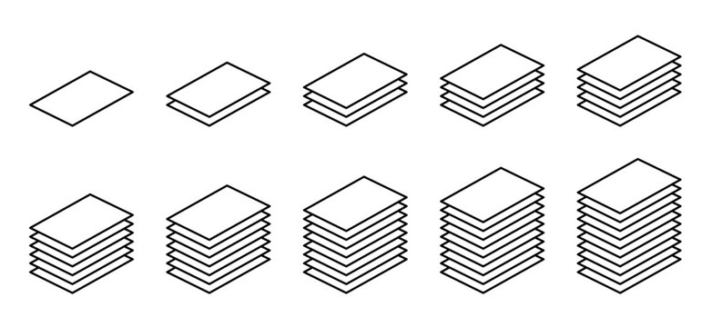 Stack Of Documents Icon Images – Browse 56,786 Stock Photos, Vectors ...