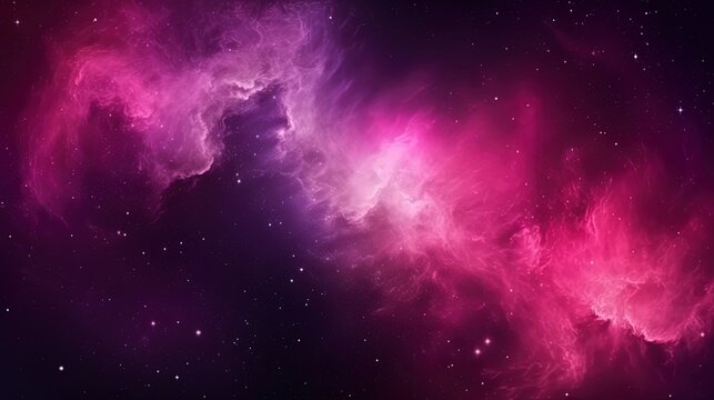 Pink Space Background