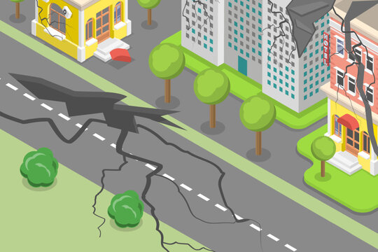 Earthquake 3d Animation