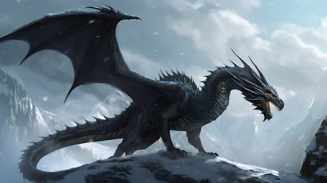 Cool Black Dragons
